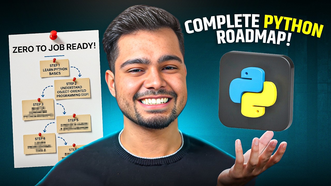 ULTIMATE 2025 Python Roadmap: Zero to Python Developer (Full Guide!)