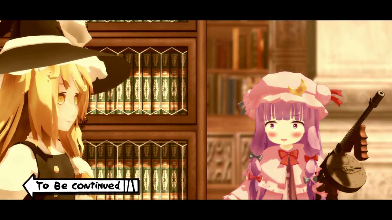 kirisame marisa and patchouli knowledge touhou and 2 more drawn by arni