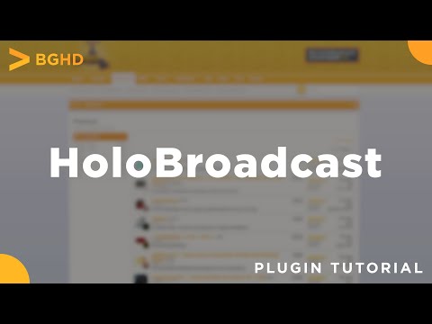 HoloBroadcast - Spigot Plugin Tutorial/Overview