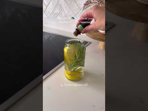 DIY bug repellent 🦟 How to repel bugs naturally 🍋 #homehacks #lifehacks #shortsvideo