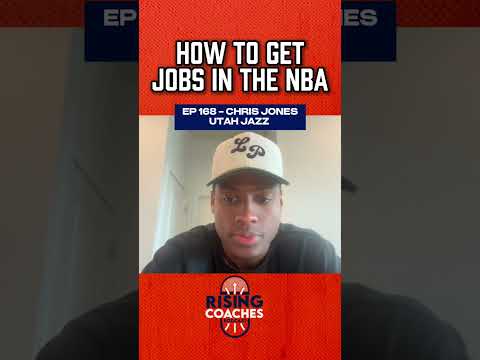 How to Get a Job in the NBA - Advice from Utah Jazz Assistant Coach