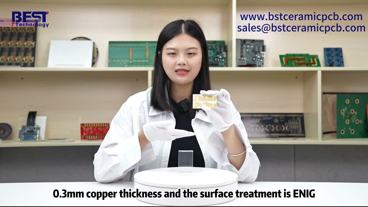 Introduction to a 2-layer DBC (Direct Bonded Copper) Ceramic PCB
