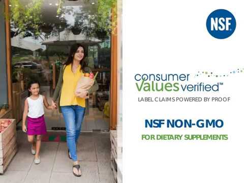 NSF’s Non-GMO Express Webinar | NSF International