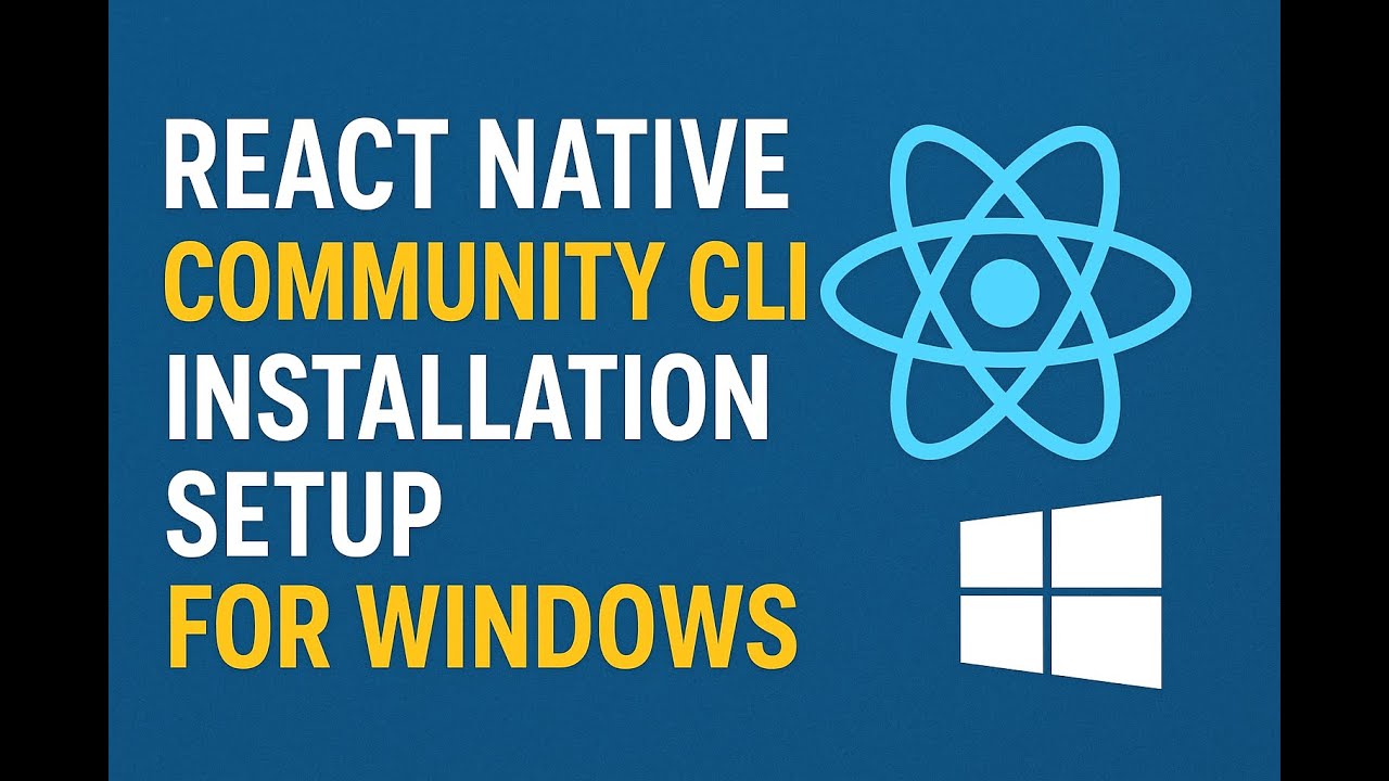 React Native Community CLI Installation Setup for Windows | Step by Step Guide from Scratch