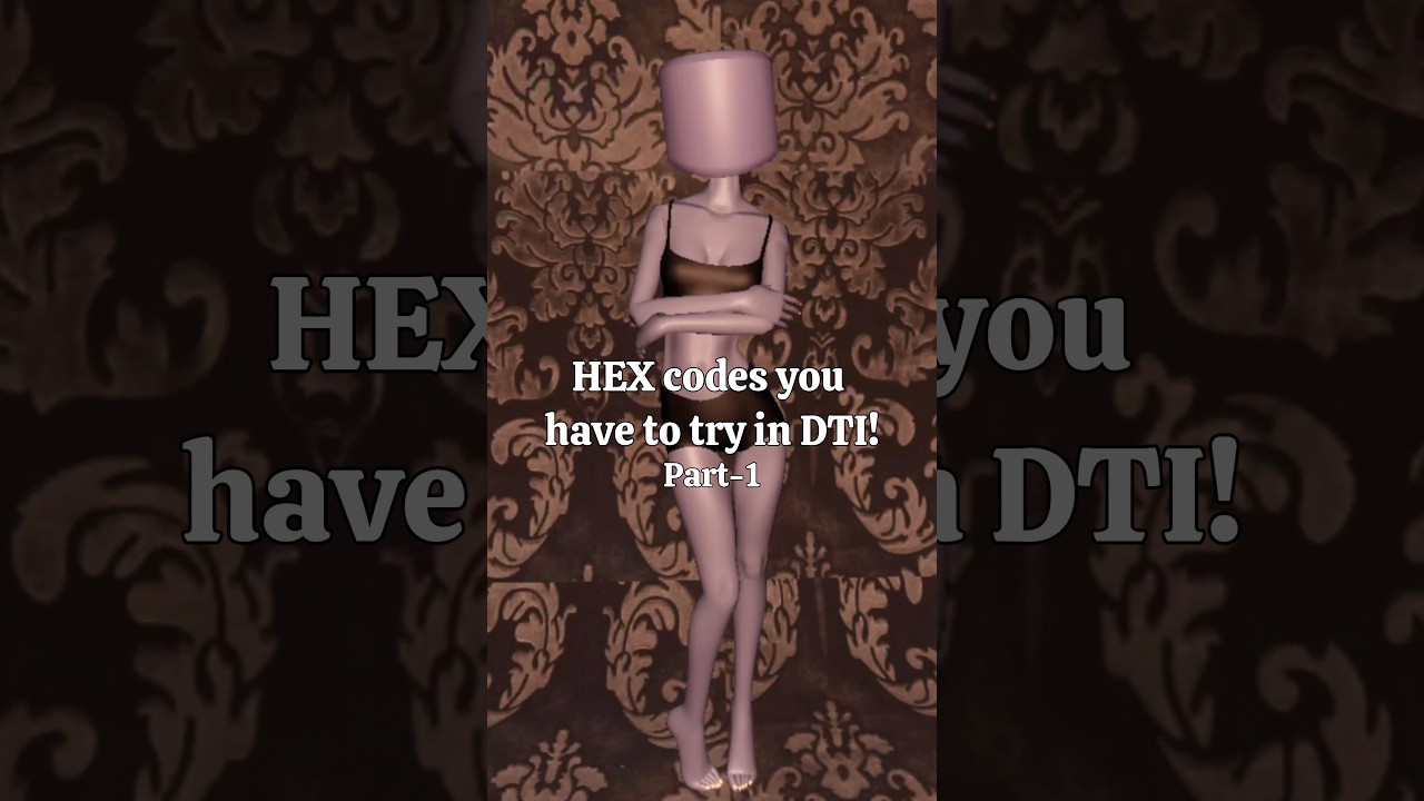Must try HEX codes in #dresstoimpress #dti #roblox #lana #lina #lanalore #apt