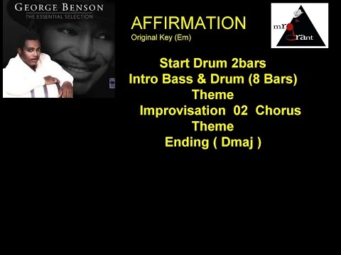 George Benson - Affirmation Backing Track » LeadGuitar.Mx