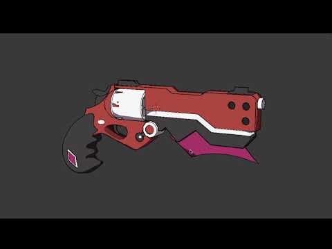 Blender Practice: Chris Yukine Symphogear XV Revolver