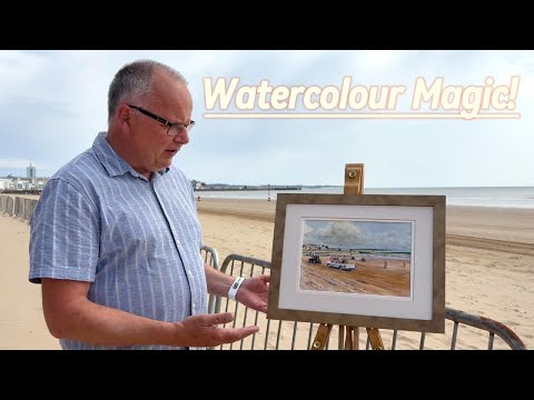 How to Paint a Beach Race Scene in Watercolour | Beginner-Friendly Tutorial