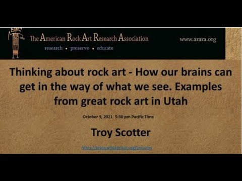 Thinking about rock art - How our brains can get in the way of what we see by Troy Scotter