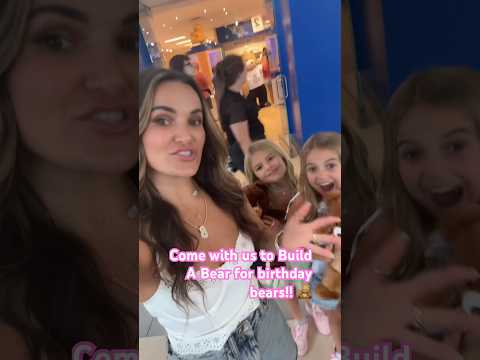 Build A Bear ๐ป for Britain and Baylaa's birthday!! ๐ #momlife #hacks #shoppingvlog