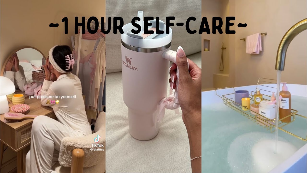 ( 1 HOUR ) ✨AESTHETIC✨SELF-CARE ROUTINE💕|| Talking + ASMR🫧 + Music🎧 || TikTok Compilation