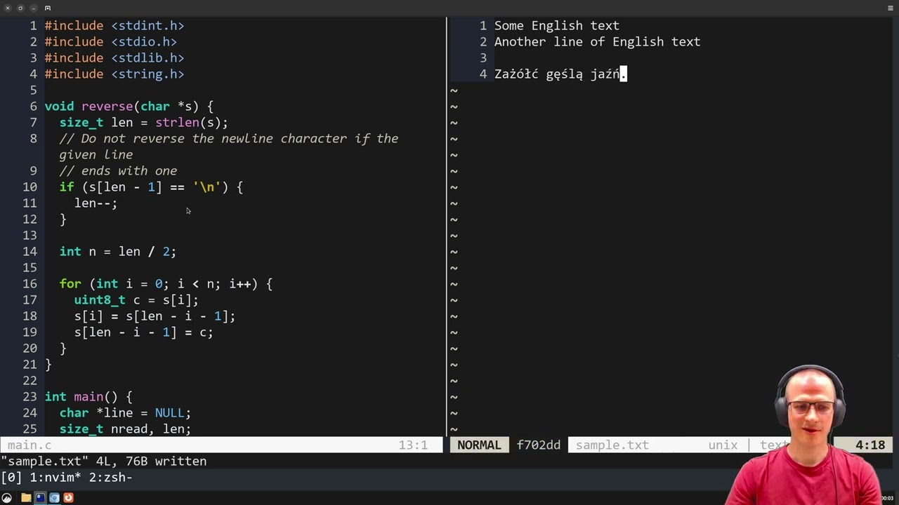 How to Reverse a UTF-8-Encoded String in Place in C