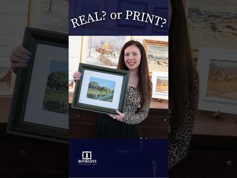 How to Identify an Original Painting vs. a Print