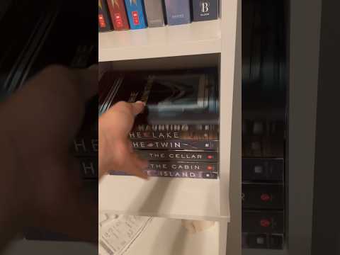 Organizing my Natasha Preston books #booktok #book #booktube #booktuber #reading #organization