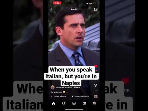 When you speak Italian, but you’re in Naples #napoli #italy #dialect