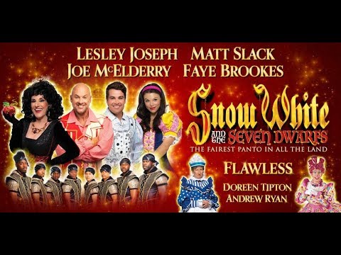 SNOW WHITE Birmingham Hippodrome CAST 2019 - Lesley Joseph Matt Slack Joe McElderry Faye Brookes