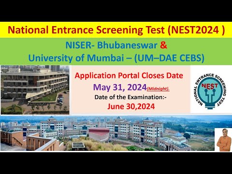All About NEST Exam 2024 | Exam Date, Eligibility, Exam Pattern, Syllabus | NEST 2024 i NISER& CEBS