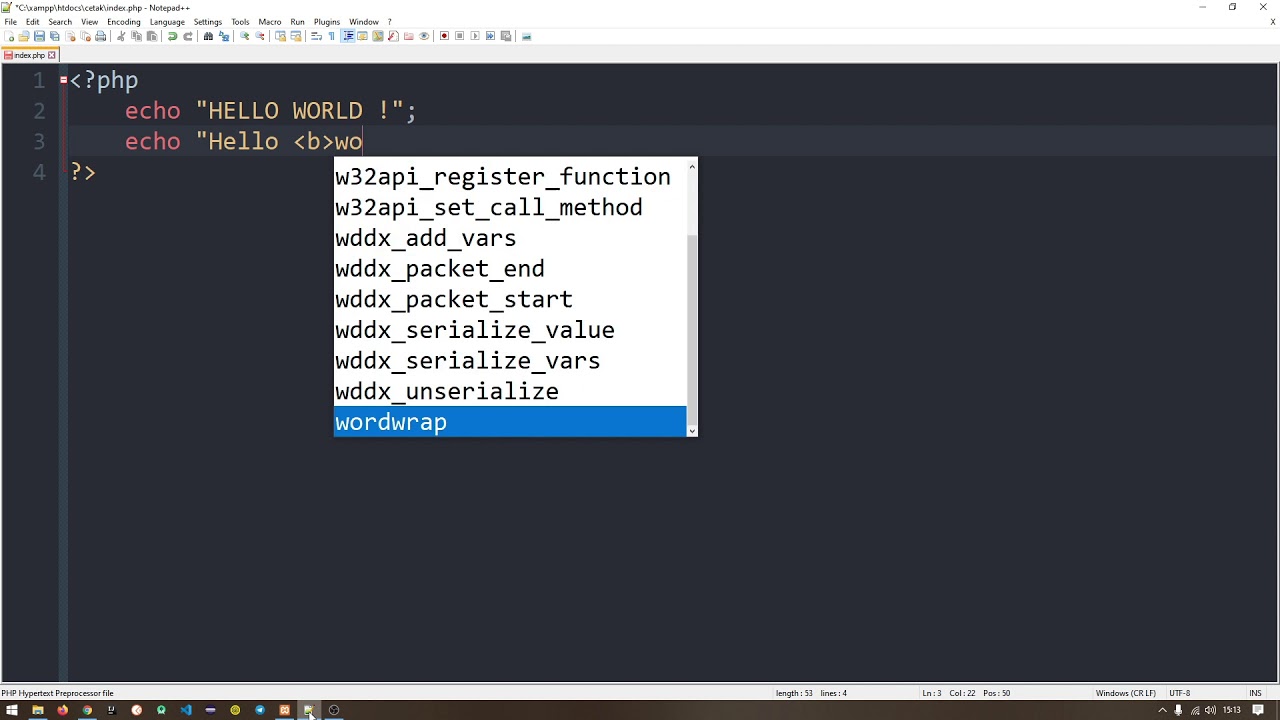 Cara menggunakan ECHO dan Print  | PHP Web Programming
