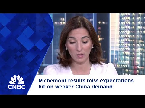 Richemont results miss expectations hit on weaker China demand