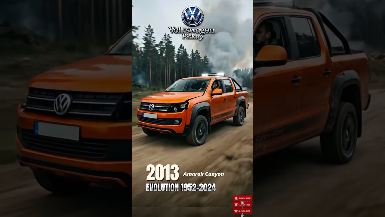 VW Pickup Evolution (1952-2024) | From 1952 T1 to 2024 Amarok! ShiftEvo
