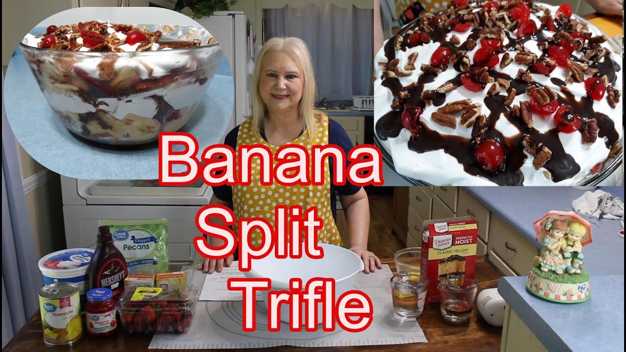 Banana Split Trifle  --  Throwback Video Series