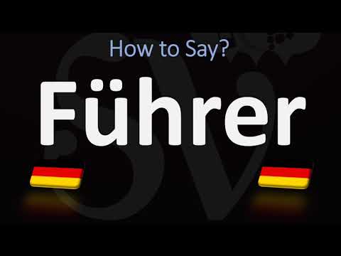 How to Pronounce Führer in German?