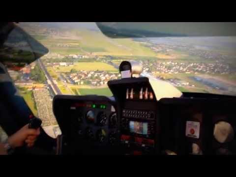 Ready to land on Graz Airport , Austria