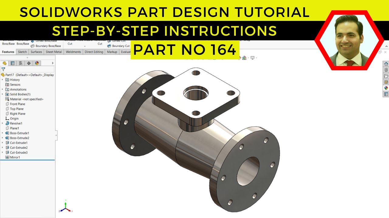 SolidWorks Part Design Tutorial: Step-by-Step Guide for Beginners