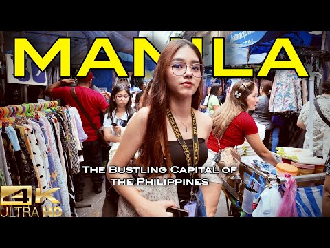MANILA Philippines Real Life Walking Experience [4K] 🇵🇭