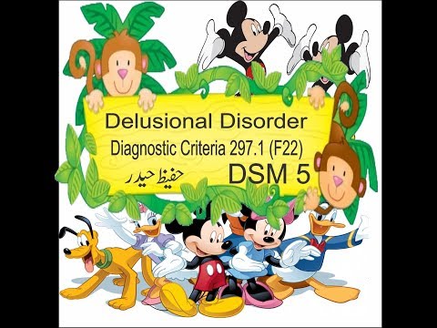 Delusional Disorder Diagnostic Criteria 297.1 (F22) in Hindi/Urdu