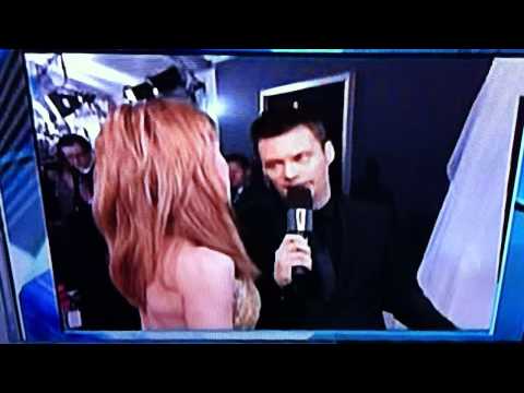 Kathy Griffin makes gay joke about Ryan Seacrest to his face Grammys red carpet 2011