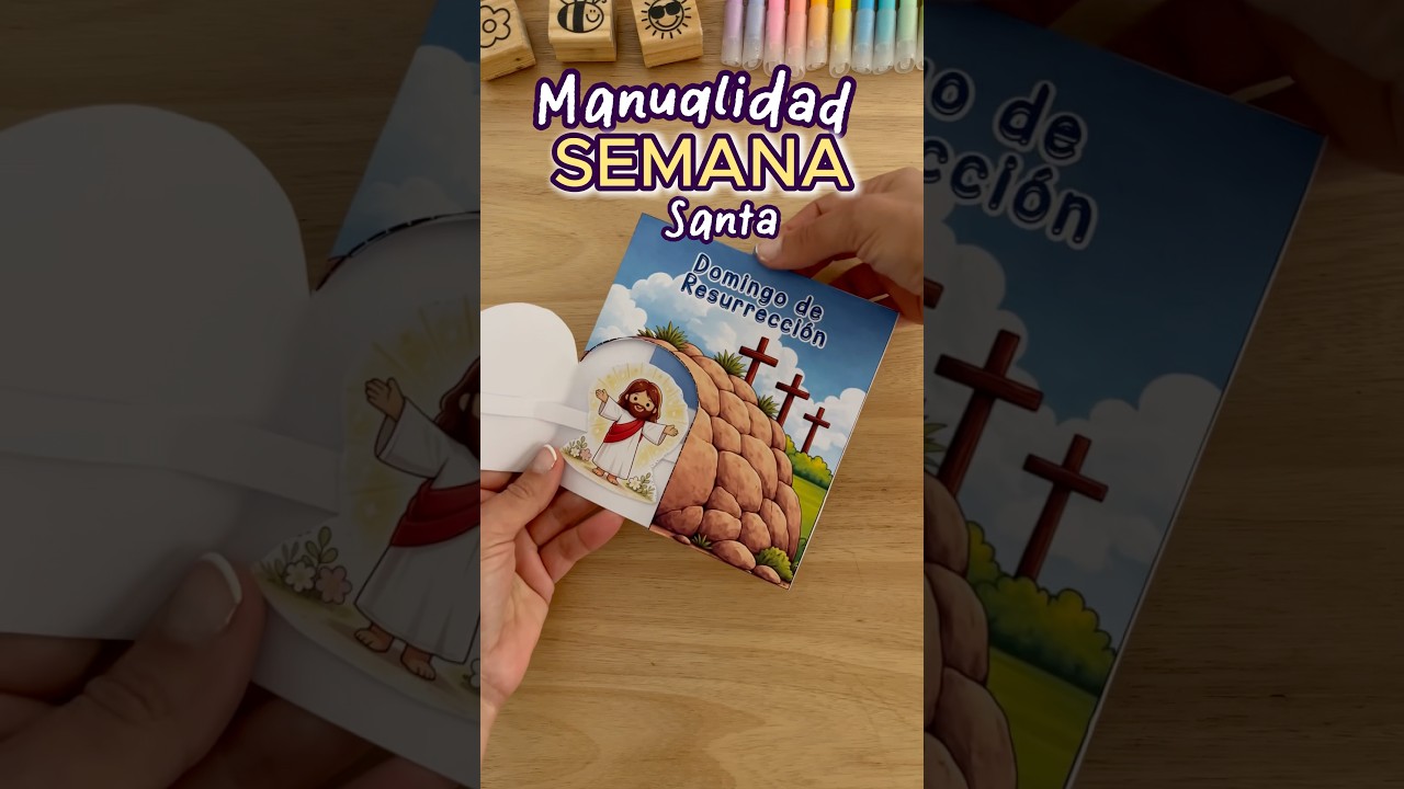 ✨ Teach about Easter Sunday with this beautiful craft ✝️ (FREE template)