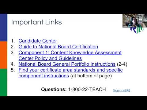 Region 10 ESC | National Board for Professional Teaching Standards Awareness Webinar for Teachers