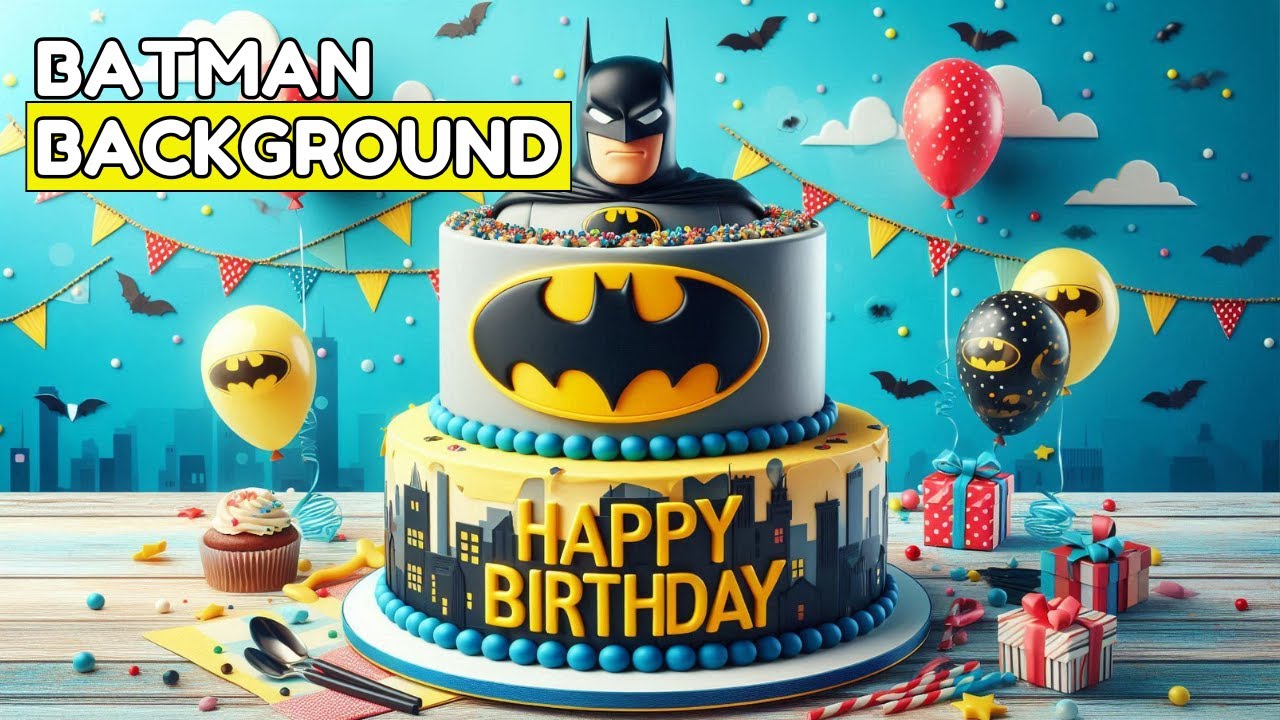 Happy Birthday to You | Batman Background | 3 Hours, No Sound
