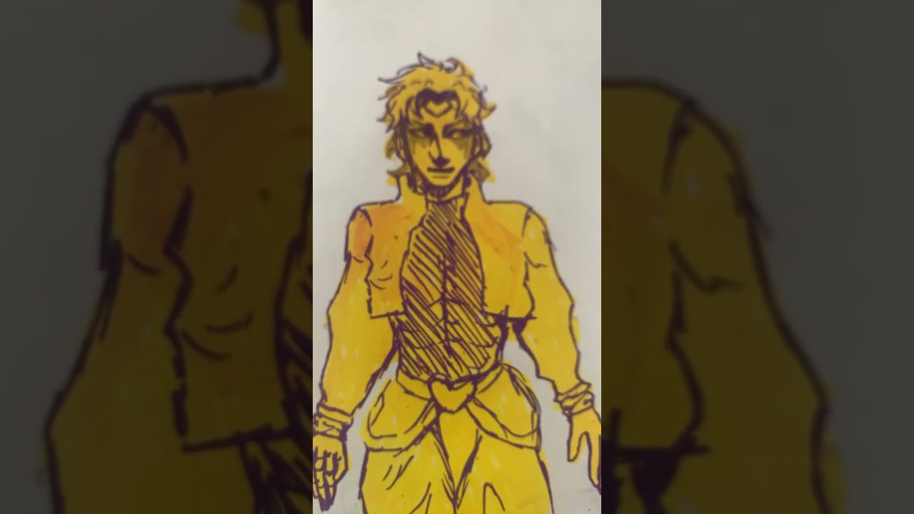 Dio #artist #youngartist #animeart #jojosbizzareadventure #traditionalart