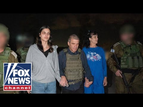 First photo released of US hostages freed by Hamas