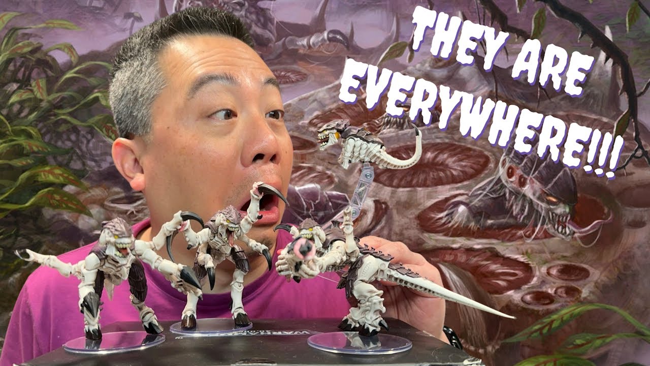 Unboxing & Review of JoyToy x Warhammer 40K Tyranid Hormagaunt, a pair of Termagants, & Ripper