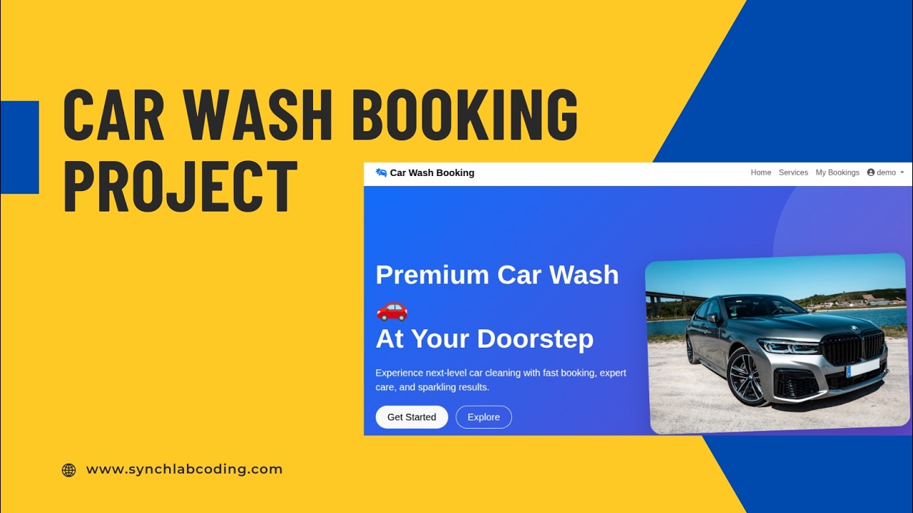 Car Wash Booking System in PHP & MySQL | Full Project with Admin Panel