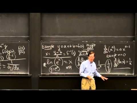 Derivatives of ln y and sin ^-1 (y)