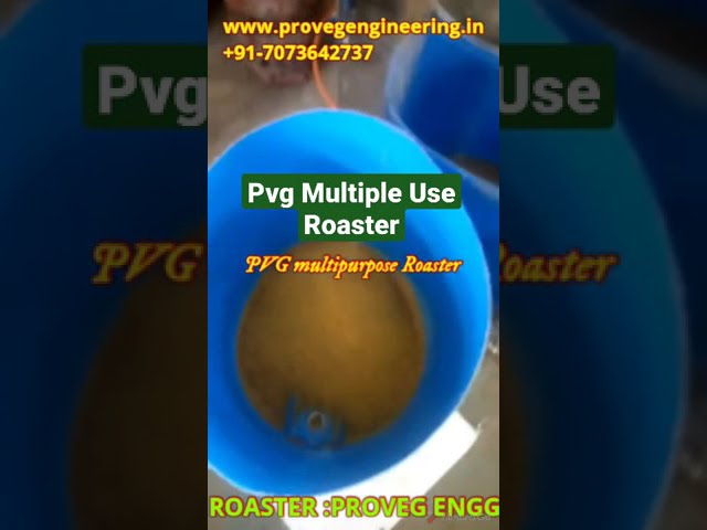 Roaster Machine - Millet , Nuts , Grain, Cereal Roasting Machine ...