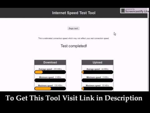 Internet Speed Test Software