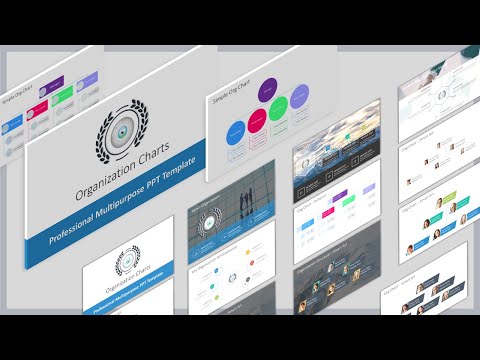 Organizational Chart Template - PowerPoint Template - Analysistabs