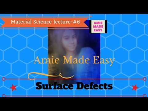 Surface Defects Material Science Amie Section- A