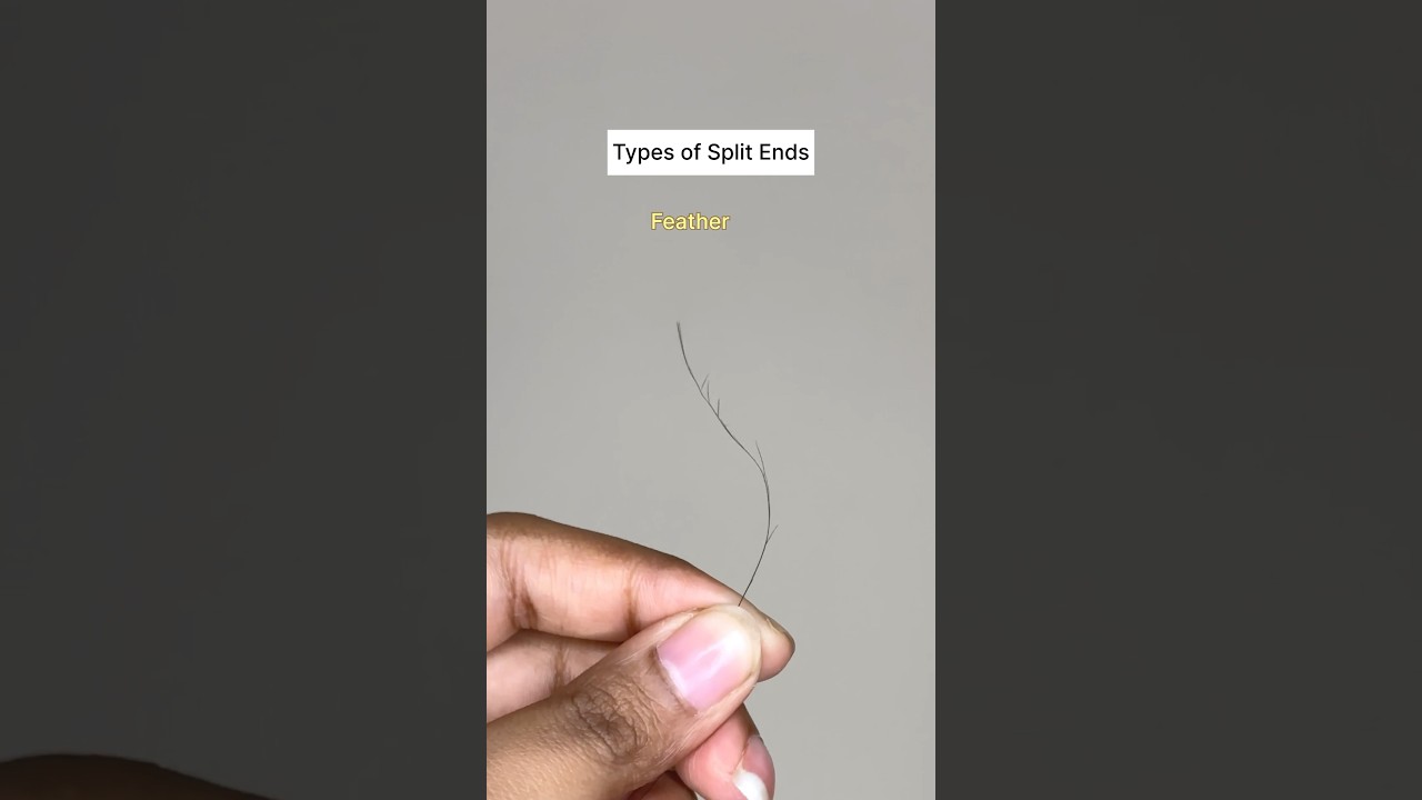 Common types of split ends…