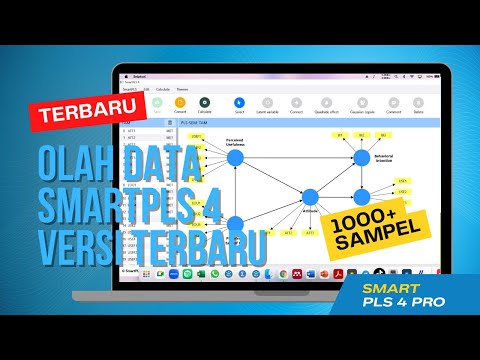 Olah Data Pakai SmartPLS 4 Versi Terbaru! Gilaa Bisa Sampai 1000 Sample