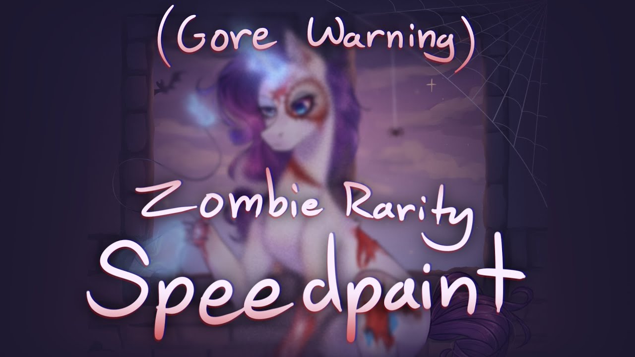 MLP Speedpaint - Zombie Rarity [Gore/13+]