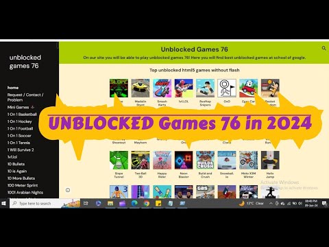 unblocked games 76 #chromebooks #unblock