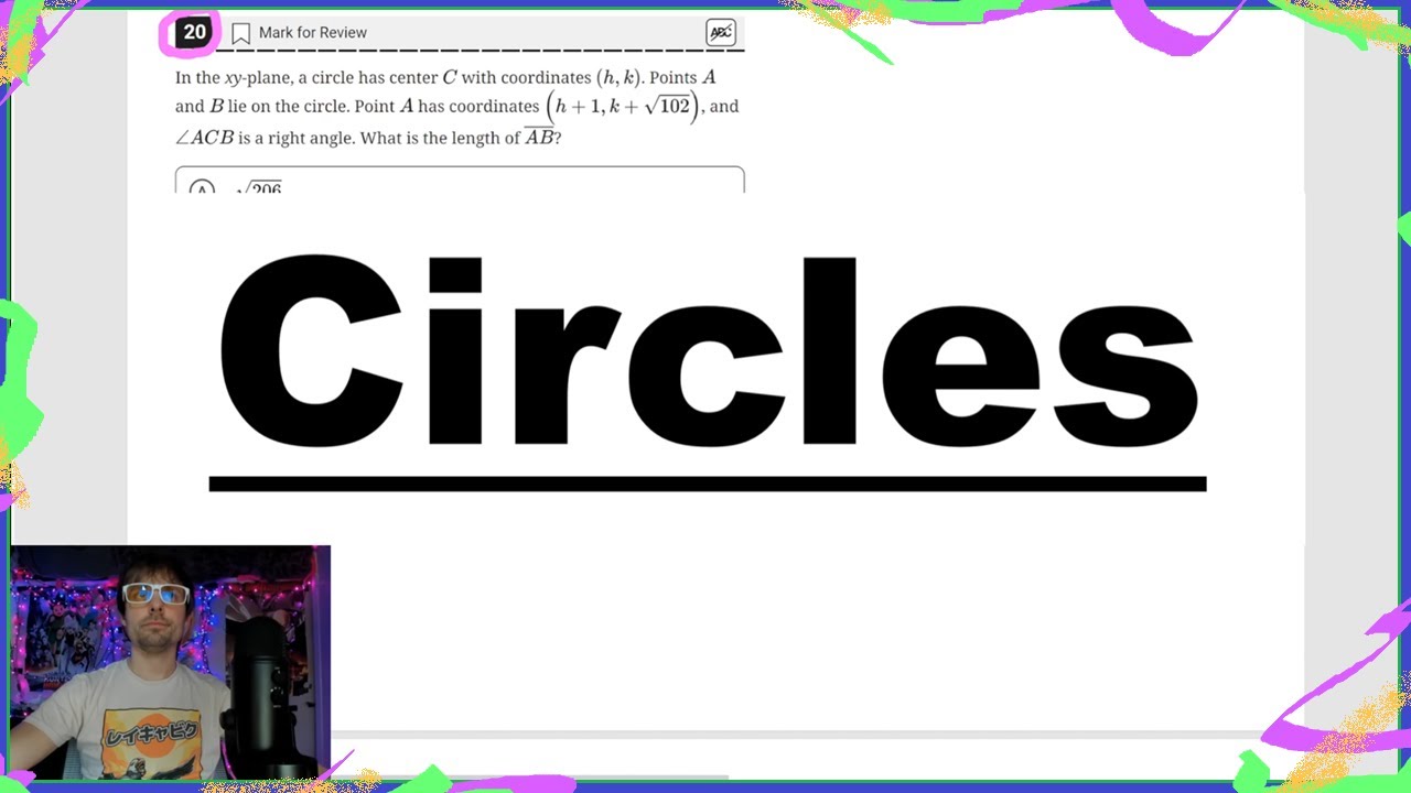 Digital SAT Math: Circle Practice