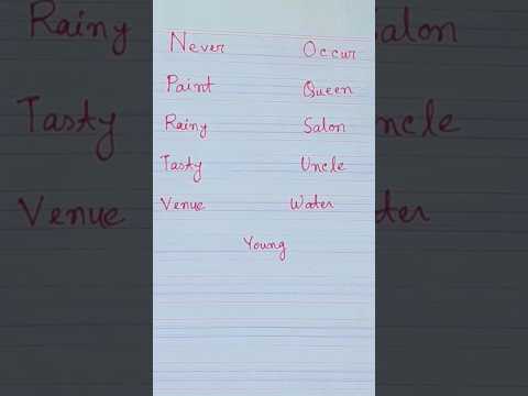 5 Letter words M-Y #shorts #english #englishlearning #englishwords #englishgrammar