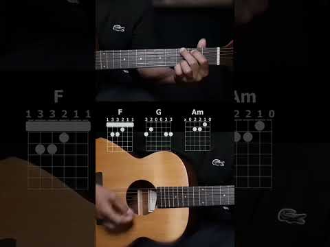 Remember us this way - Lady Gaga | Chords sample #shorts #ytshorts #guitar #chords #ladygaga